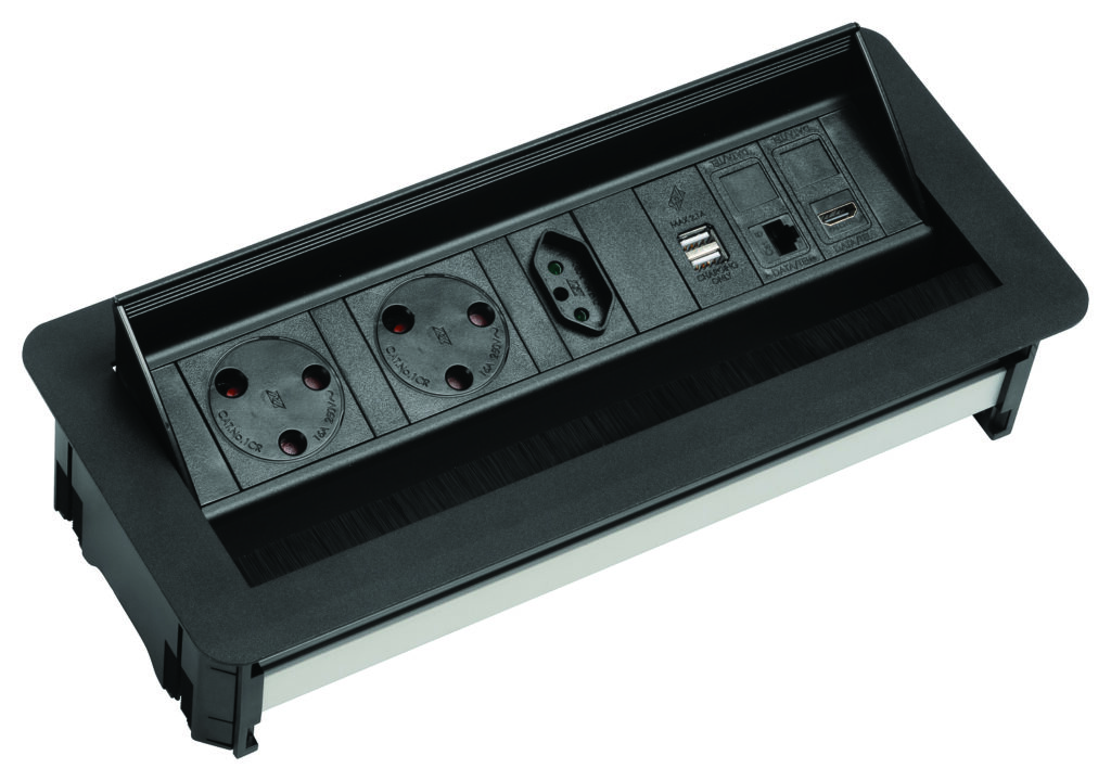 Power Dock Wave USB Black – Cyncon – Office Furniture